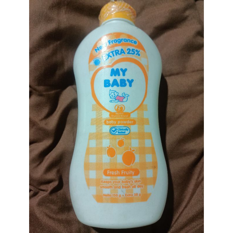Jual My Baby Powder New Fragrance Extra 25% 150g + 38g | Shopee Indonesia