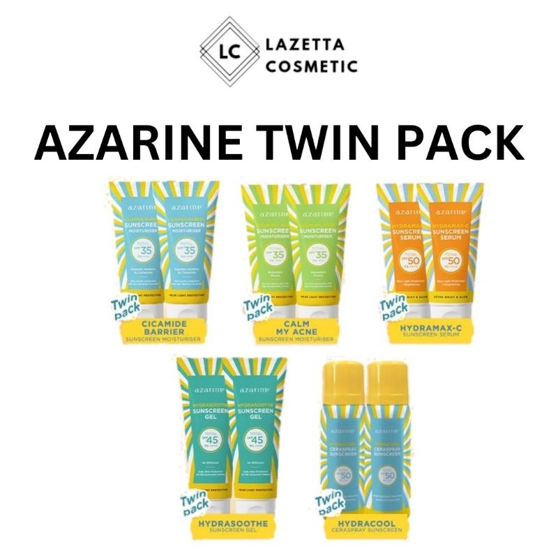 Jual [ Dapat 2 pcs ] Azarine Paket Bundling Sunscreen 2in1 Sunscreen ...