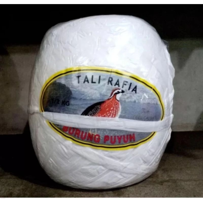 Jual Tali rafia / rumput jepang putih buat jahit karung, keterampilan ...