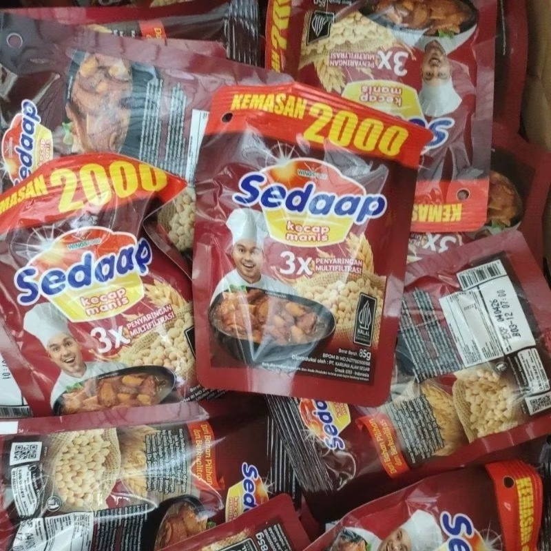 Jual Kecap Sedaap 2rb kemasan ekonomis Paket Isi 5 dan 10 | Shopee ...