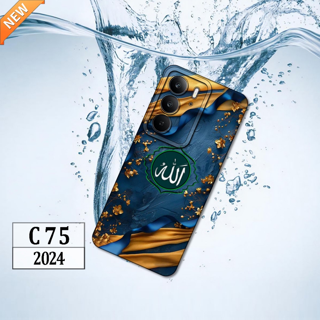 Jual Case Realme C75 2024 Case Silikon Cover handphone hitam Custom ...