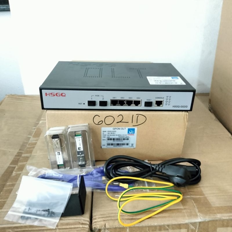 Jual NEW OLT GPON 2 PON HSGQ Support Vlan Bonus SFP 8dbm | Shopee Indonesia