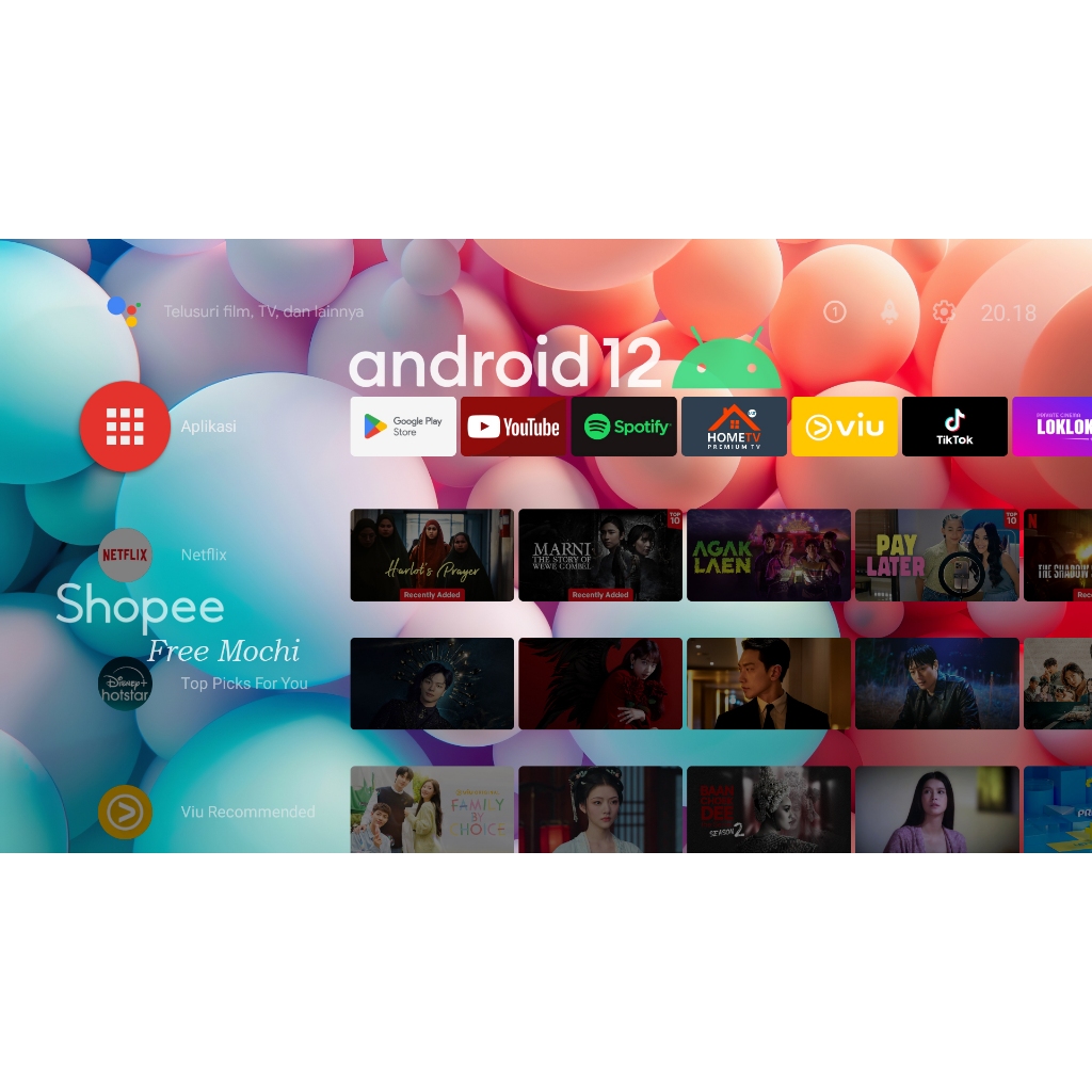 Jual STB V5 Android Platinum OS Android 12 | Netflix Certified | Full ...