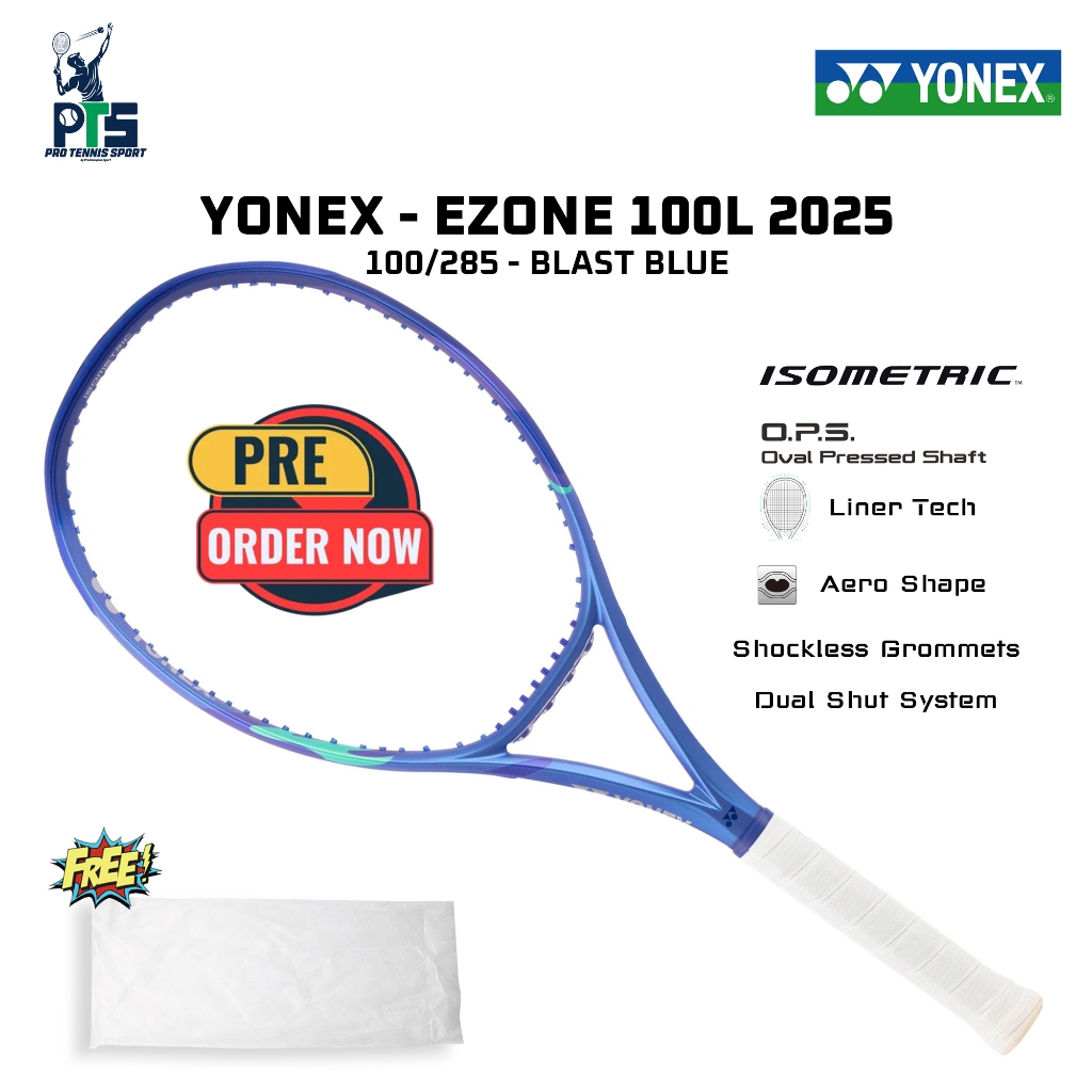 Jual Raket Tenis Yonex EZONE 100L 280 gr 2025 Blast Blue | Shopee Indonesia