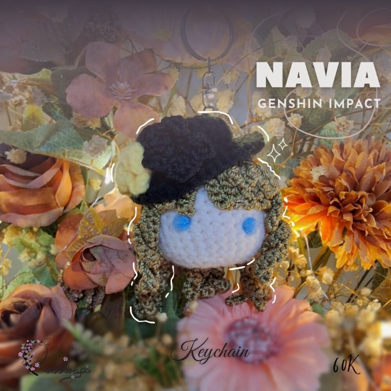 Jual NAVIA GENSHIN IMPACT AMIGURUMI KEYCHAIN - MILK CUTTON | Shopee ...