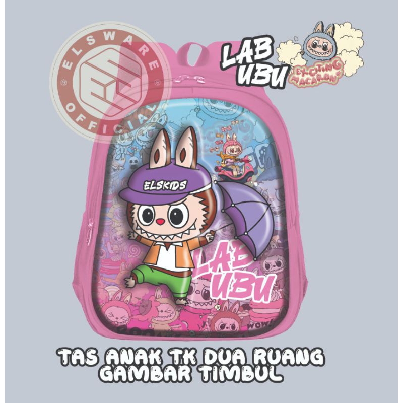 Jual Tas Labubu Gambar Timbul Lampu LED, Tas Ransel Anak Labubu 3D | Shopee Indonesia