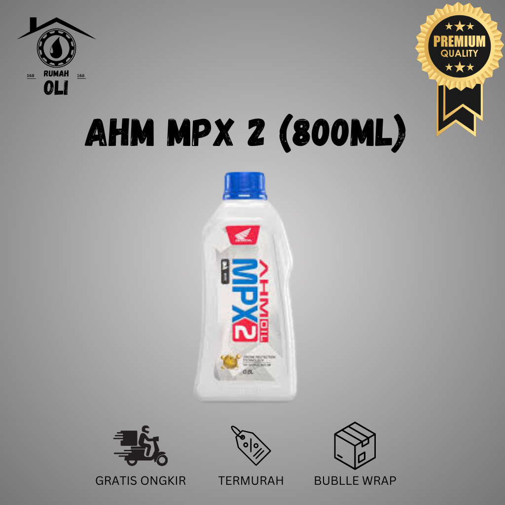 Jual Oli MPX2 Matic AHM 0.8L Oli Mesin Honda Matic 800ml | Shopee Indonesia