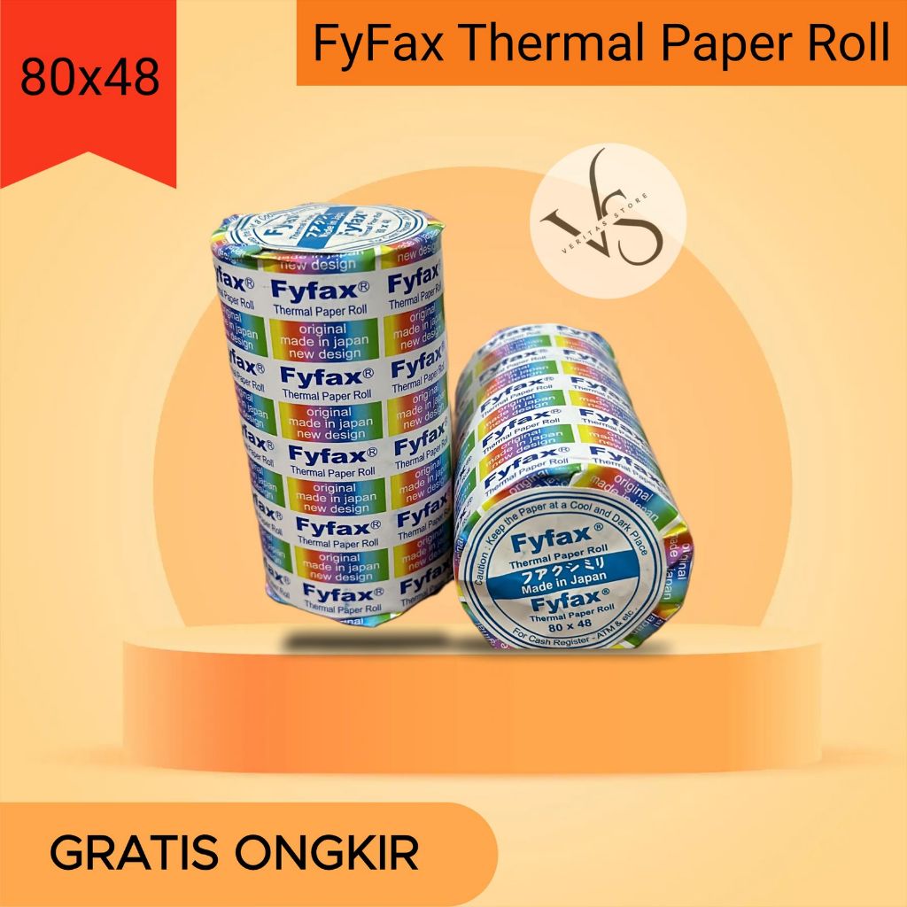 Jual Kertas Thermal EDC ukuran 80 x 48 Register Paper Roll Struk Kasir ...