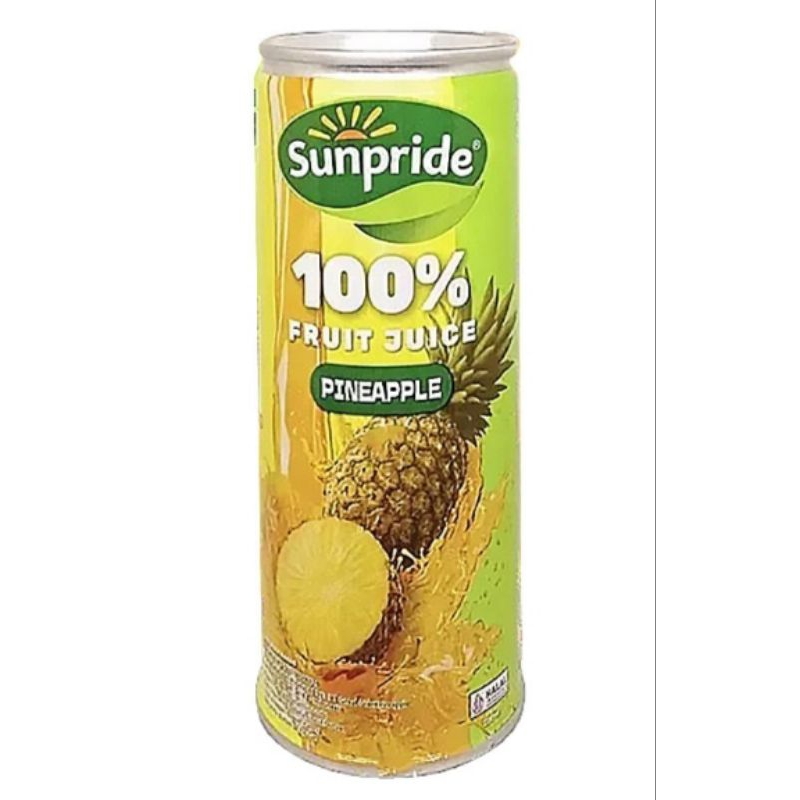 Jual Sunpride Fruit Juice Pineapple Kaleng 220 ml | Shopee Indonesia