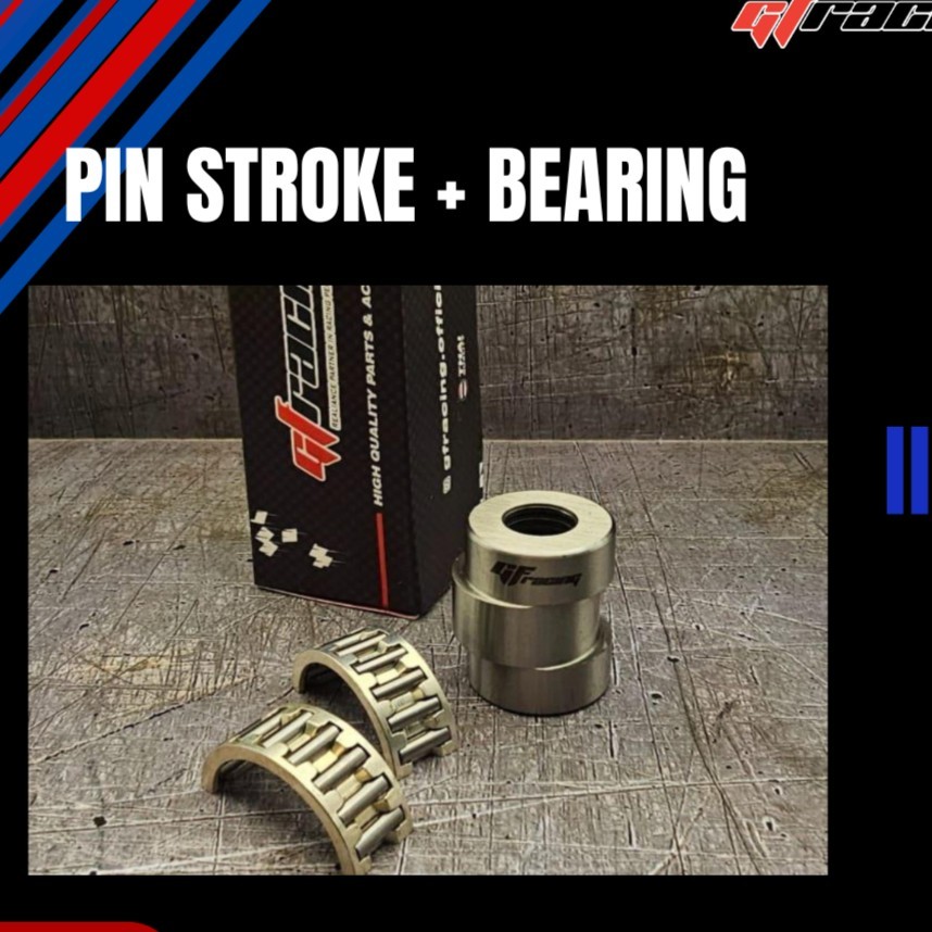 Jual PIN STROKE + BEARING ICON/ BEAT GF RACING PIN PEN MOTOR STROKE ...