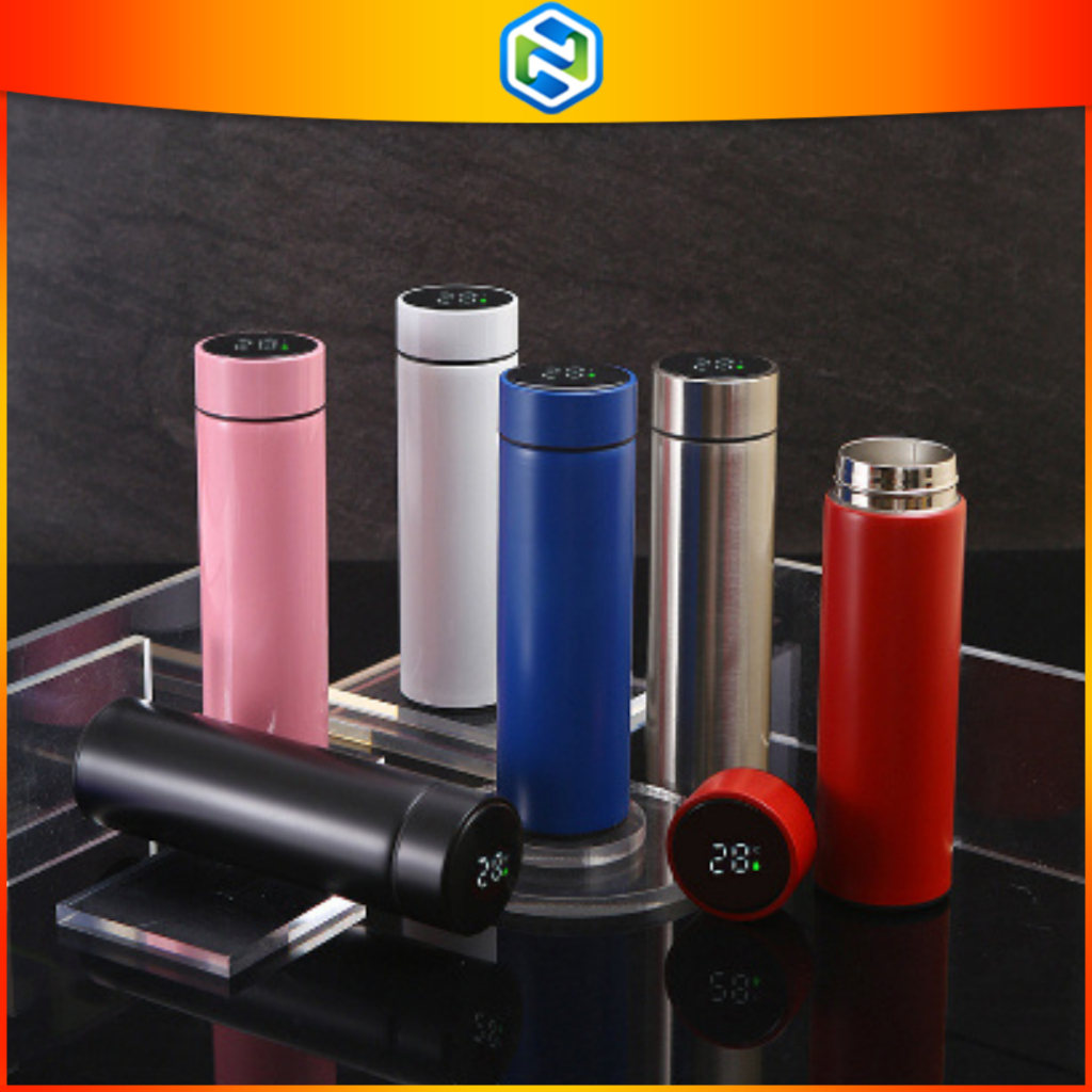 Jual TERMOS LED GLOSSY (BARU) Bahan Stainless Steel 304 stainless 500ML ...