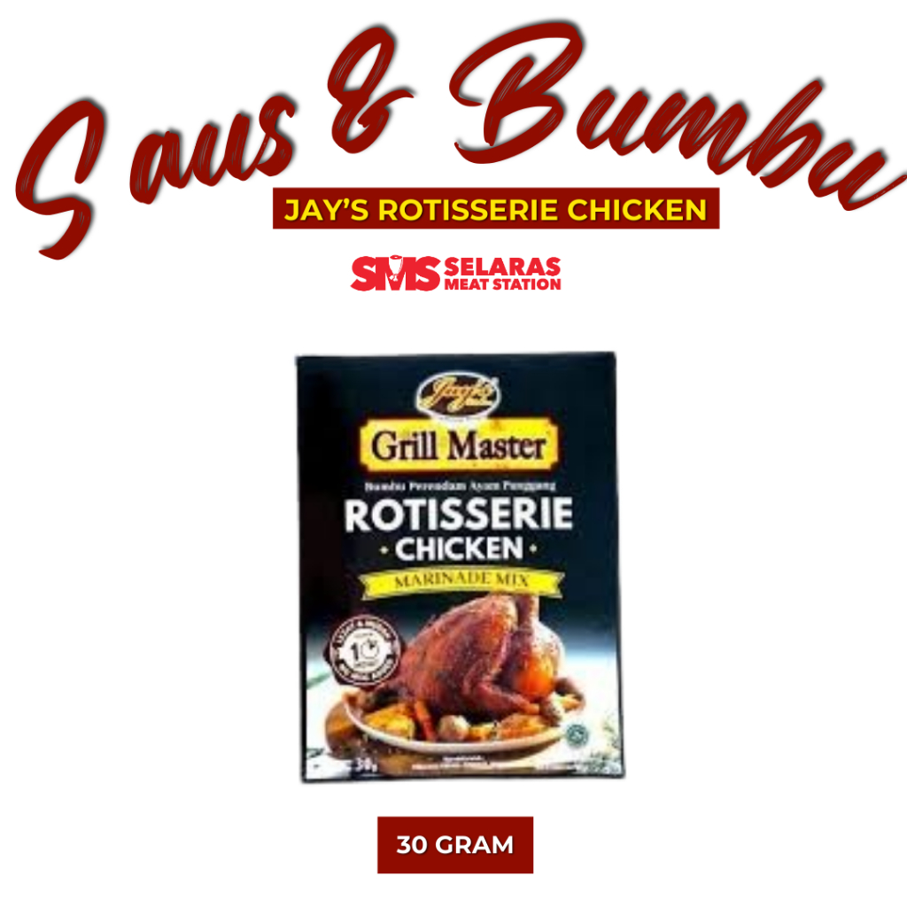 Jual Jays Kitchen Chicken Rotiserie 30 gram | Shopee Indonesia