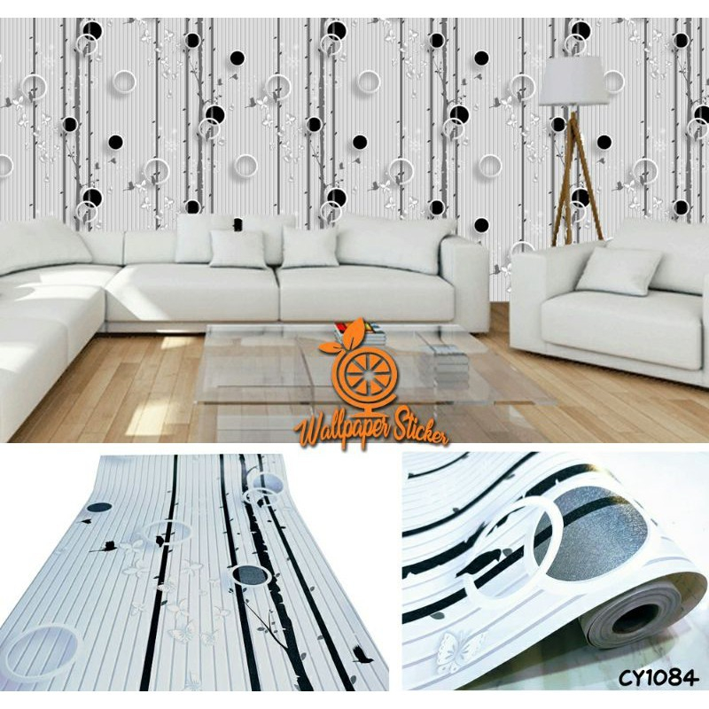 Jual Wallpaper Dinding Pohon Burung Hitam Wall Sticker Kamar Rumah ...