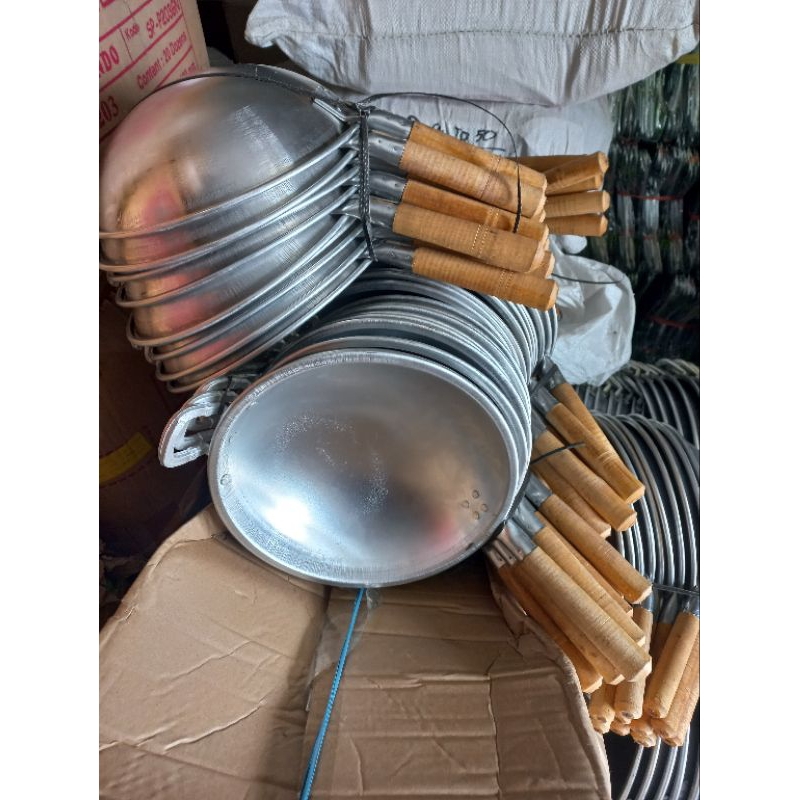 Jual WAJAN SEBLAK / WAJAN GAGANG KAYU /WAJAN NASI GORENG/ WAJAN ...