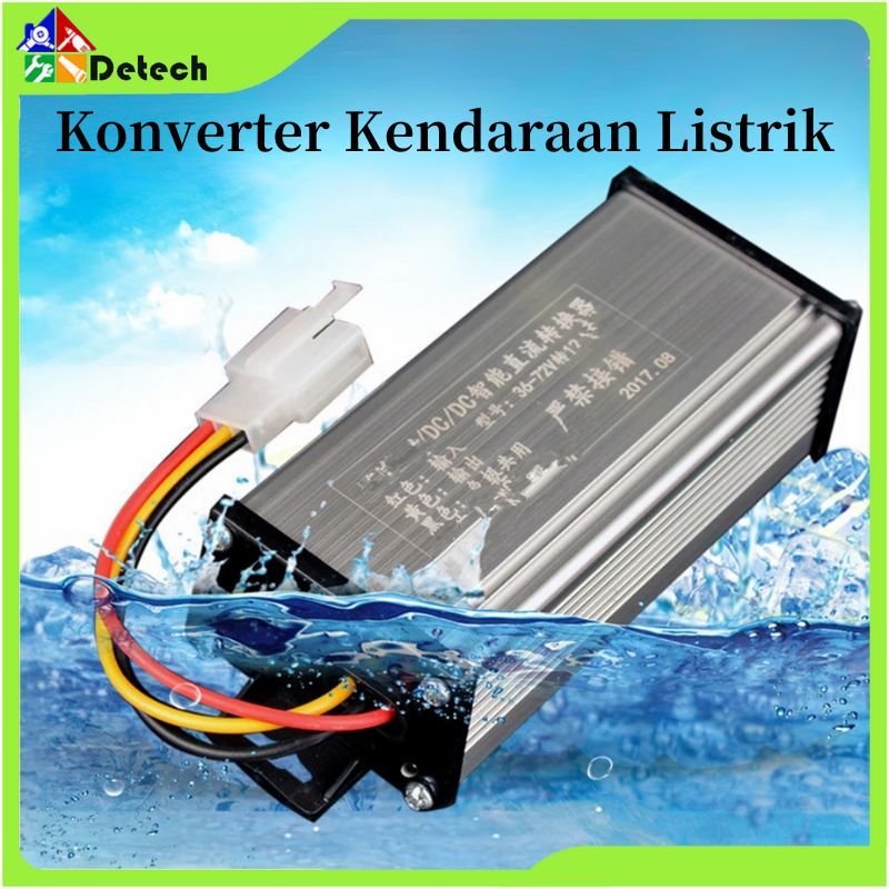 Jual Converter / Reducer DC to DC 36V-72V Ke 12V 10A untuk Sepeda ...
