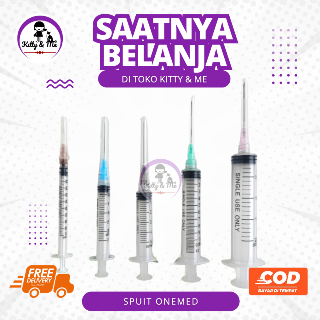 Jual SPUIT ONEMED 1ml 3ml 5ml 10ml 1cc 3cc 5cc 10cc - Sepetan Suntikan untuk Ternak | Shopee ...