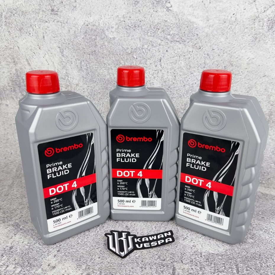 Jual Brake Fluid BREMBO Minyak Rem Prime DOT 4 Made in Italy 500ml ...