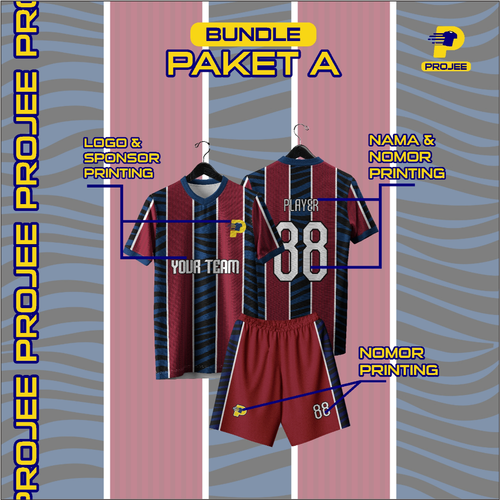 Jual Projee - Futsal Style Silk (PAKET A) | Shopee Indonesia