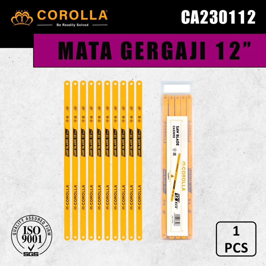Jual Corolla Mata Gergaji Besi 12 Inch / Mata Gergaji Besi Fleksibel ...