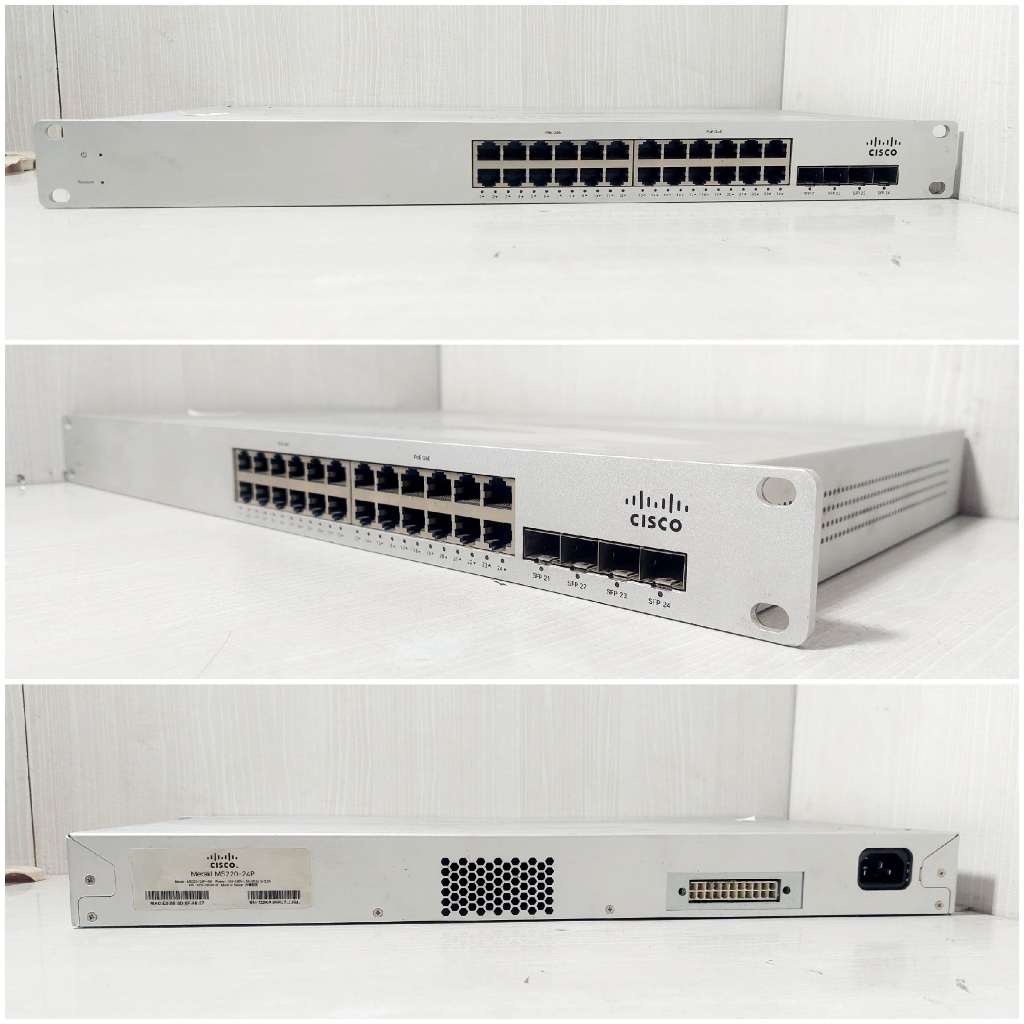 Jual Promo Cisco Meraki MS220-24P 24-Port Gigabit POE+ | Shopee Indonesia