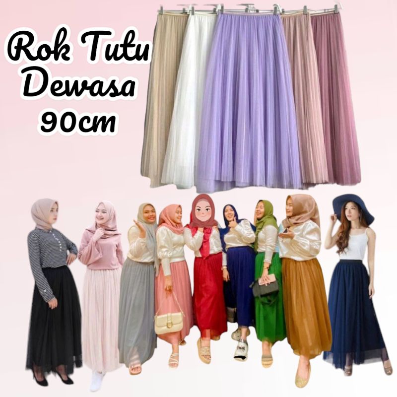 Jual ( Remaja - Dewasa) TERMURAH !! Rok Tutu Lebaran Tulle Import 1 ...