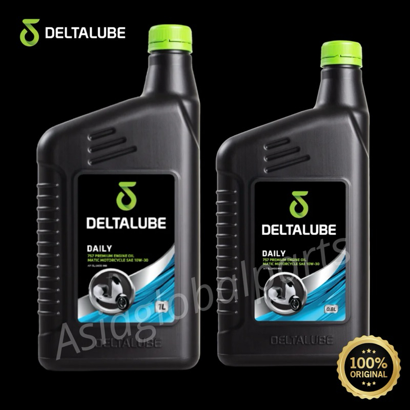 Jual OLI DELTALUBE MATIC DAILY 1L 757 PREMIUM SAE 10W-30 API SL/JASO MB OLI SEPEDA MOTOR MATIC ...