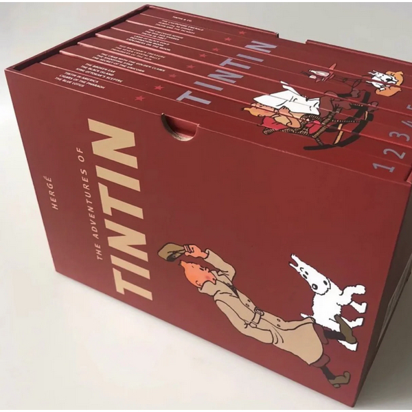 Jual The Adventures of Tintin Complete Collector Edition 8 Books Hard ...