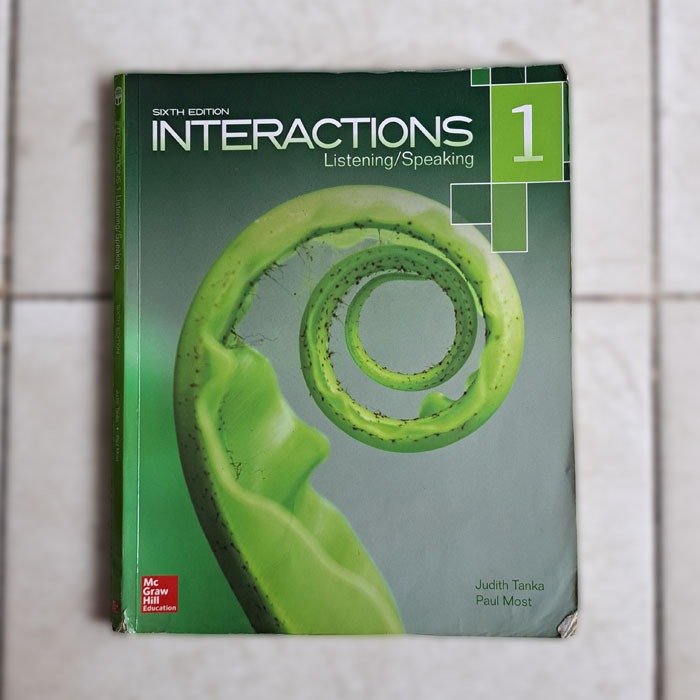 Jual Buku Bekas Interactions Listening / Speaking, Sixth Edition, Judith Tanka, Paul Most ...