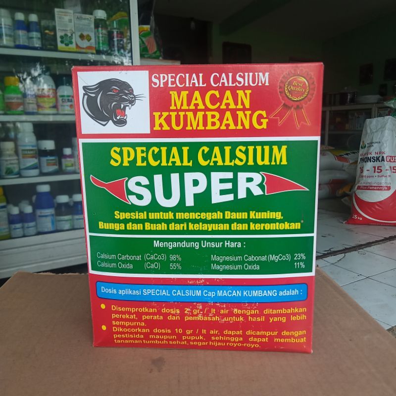 Jual Calsium Super cap Macan Kumbang 1kg | Shopee Indonesia