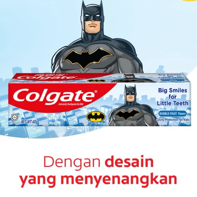 Jual Colgate Batman 40gr Pasta Gigi Anak Asli Original | Shopee Indonesia