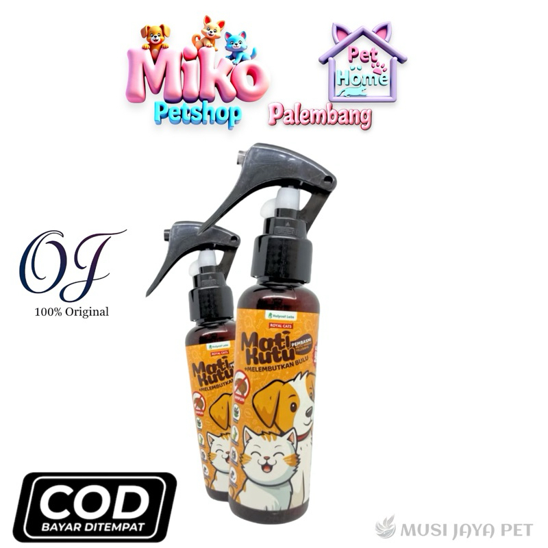 Jual Obat Kutu Kucing Spray Mati Kutu Royal Care 250ml | Shopee Indonesia