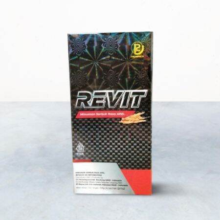 Jual PROMO REVIT RENNER 1 BOX ISI 4 SACHET MINUMAN SERBUK RASA APEL ...