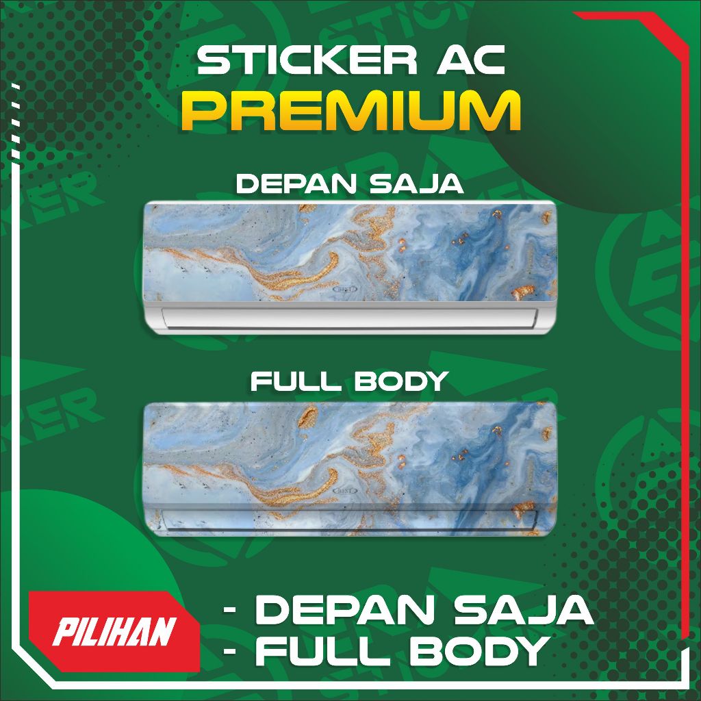 Jual Stiker Ac Motif Marmer Desain Terbaru/Stiker Ac Desain Terbaru ...
