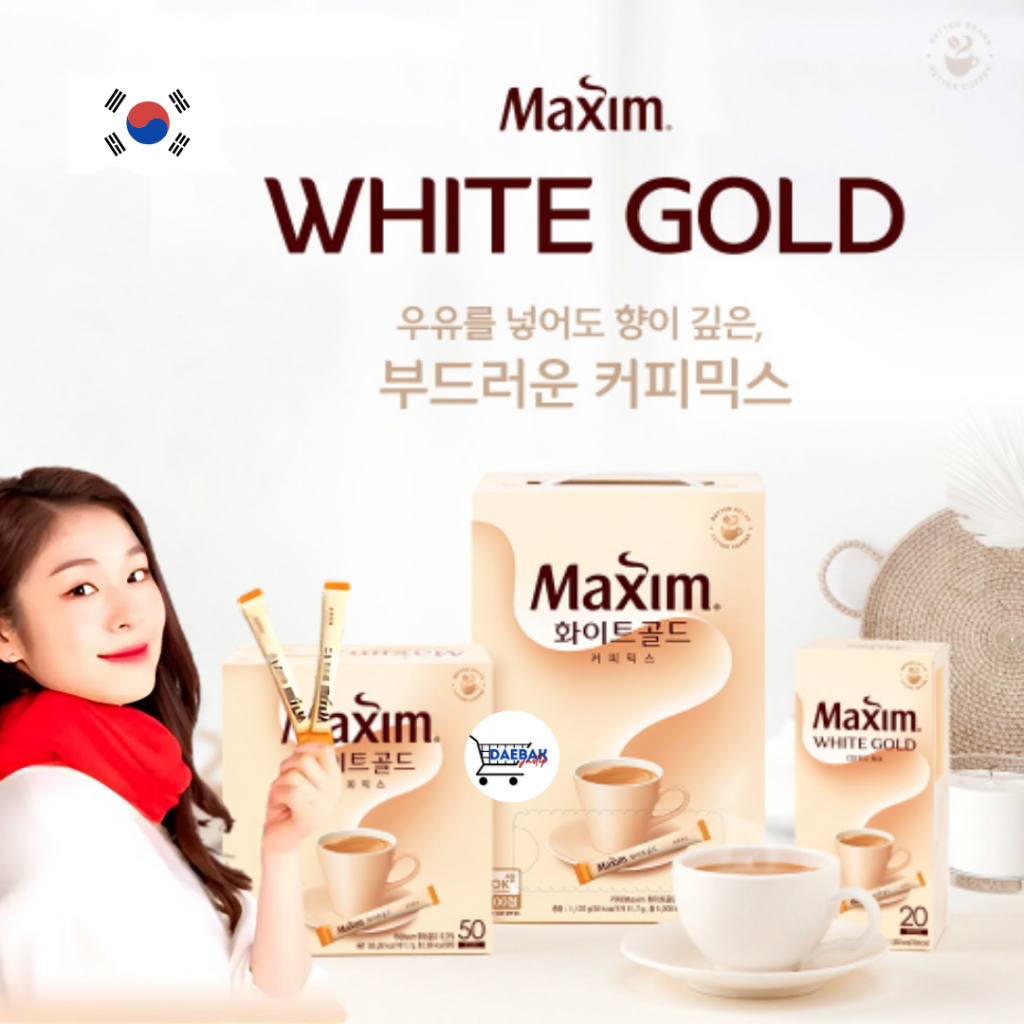 Jual Maxim White Gold Coffee Mix 160/180 stick | Shopee Indonesia