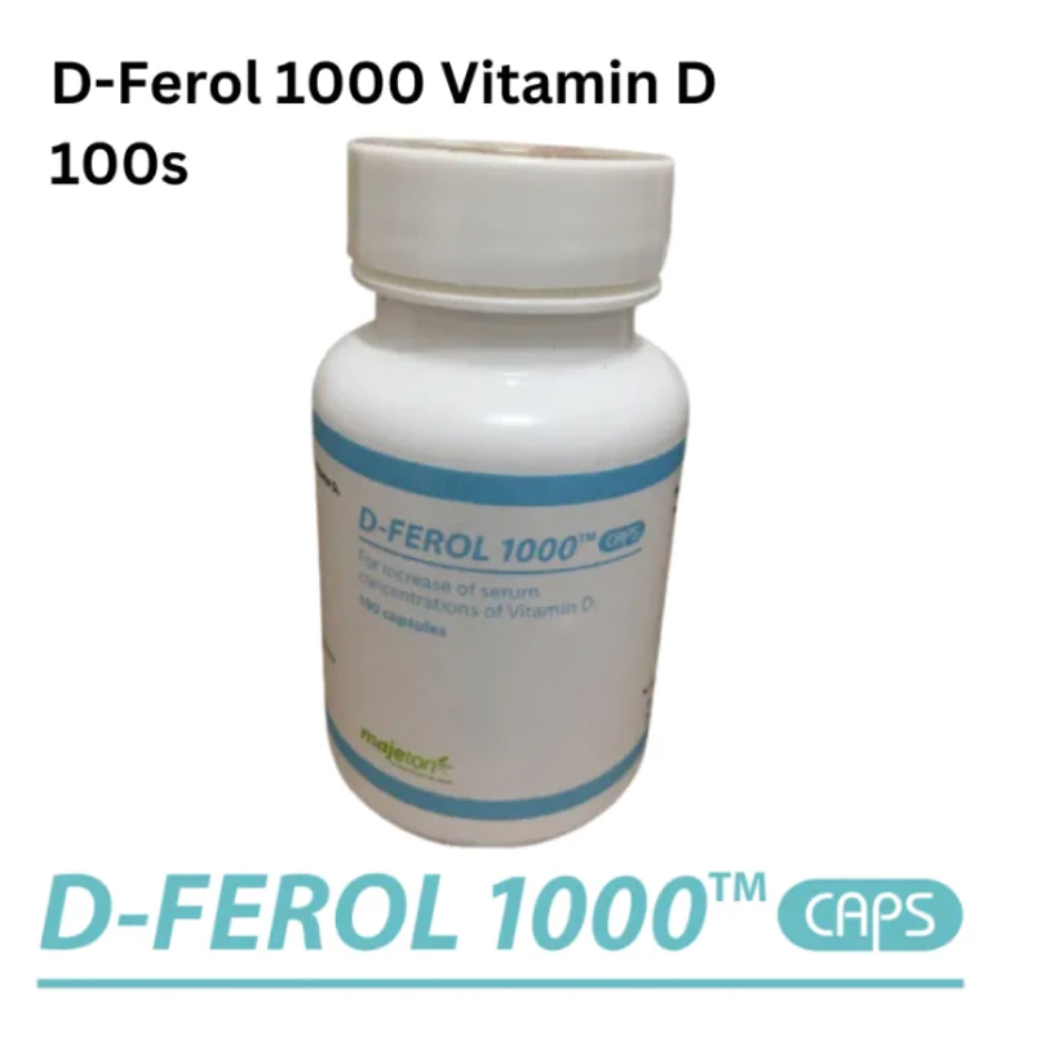 Jual D-Ferol 1000 Capsule Tablet 100s Vitamin D, Dferol for Bone Health ...