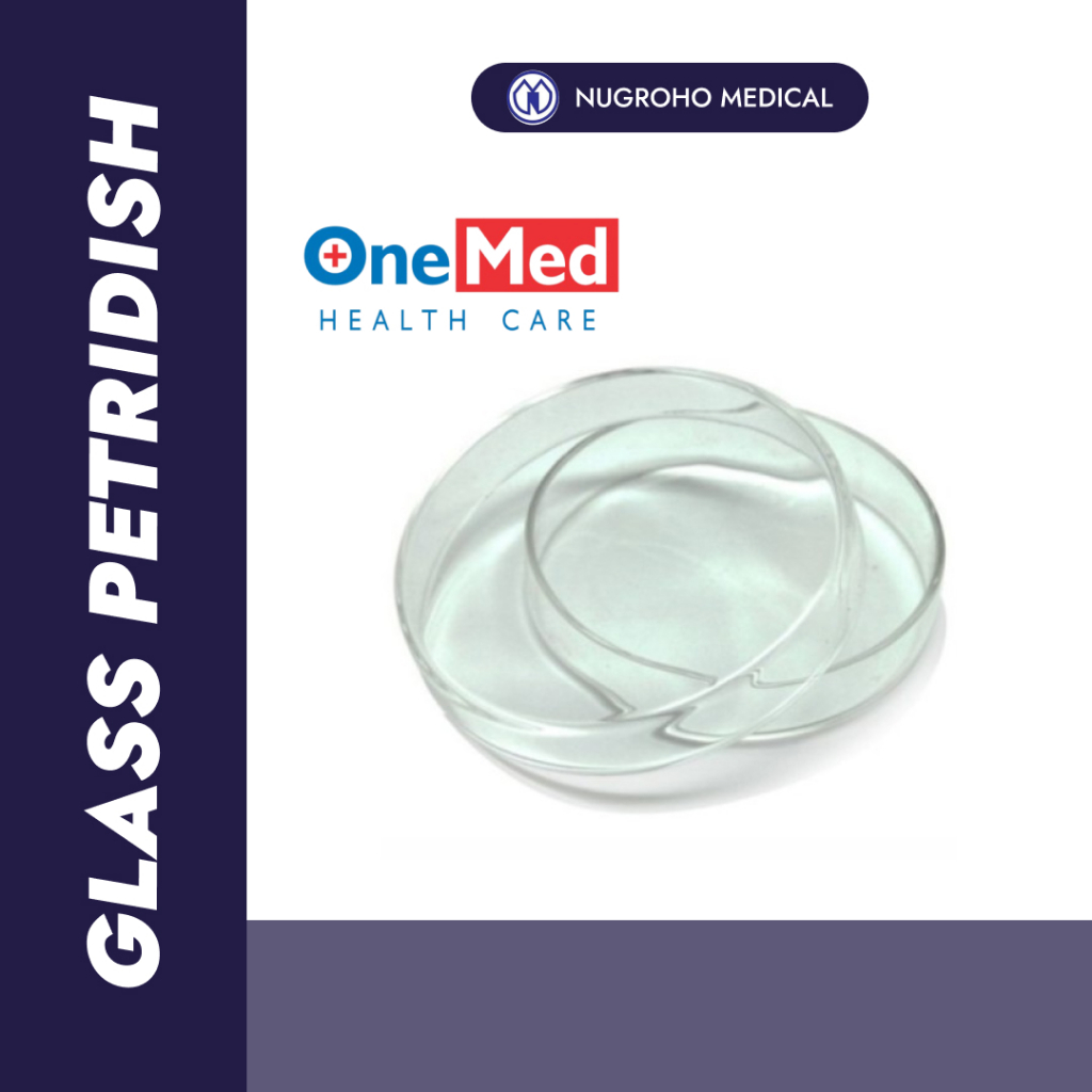 Jual glass petridish / gelas petridis berbagai ukuran onemed 90mm x 18 | Shopee Indonesia
