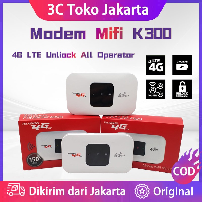 Jual MODEM WIFI MIFI TELKOMSEL 4G 150MBPS - unlock all operator | Shopee Indonesia