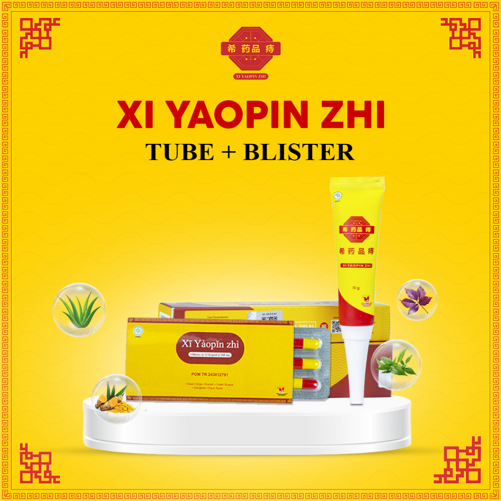 Jual XI YAOPIN ZHI Kapsul dan Salep Saleb Obat Ambeyen Luar Efektif ...