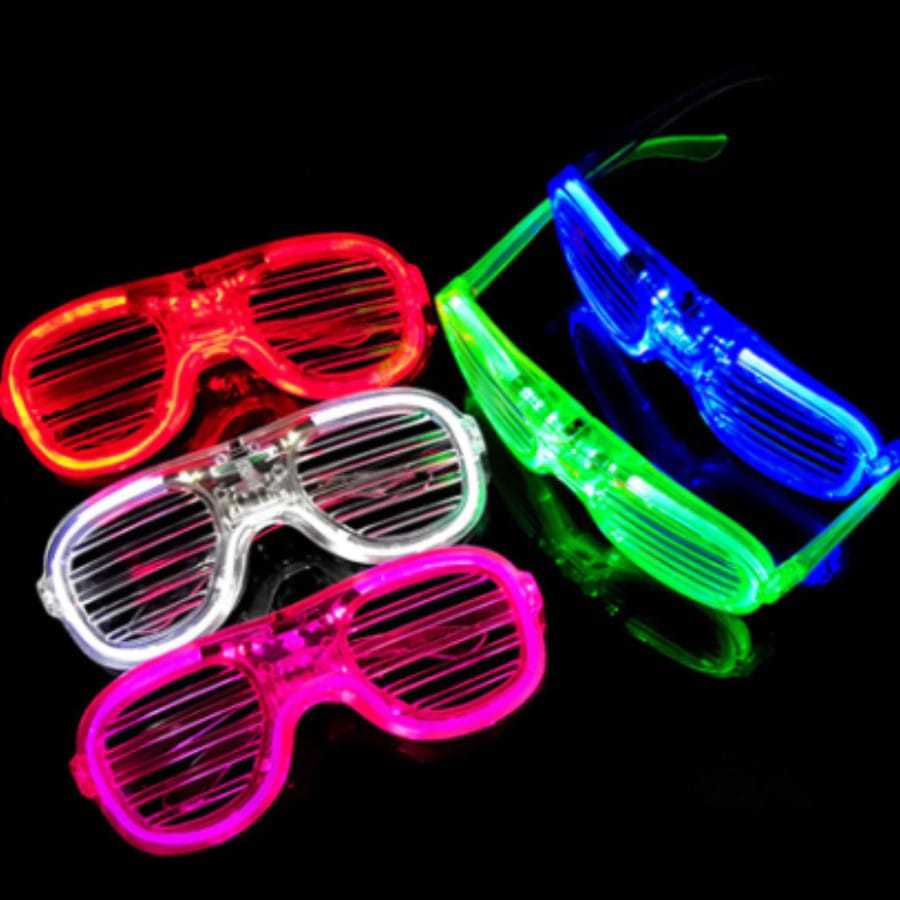 Jual Kacamata Dengan Lampu FLASH LED Aneka Warna - kacamata party oval ...