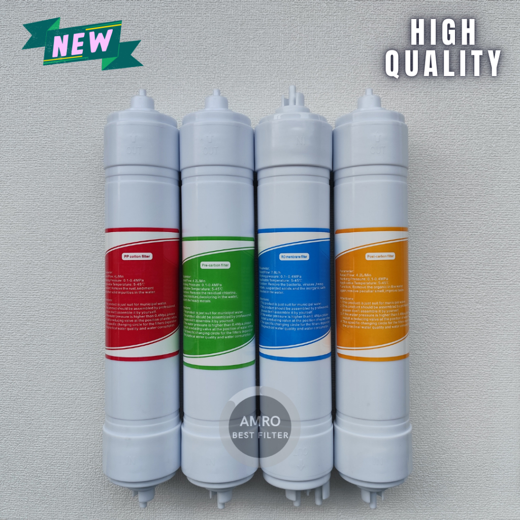 Jual Paket 4 Pcs Filter Khusus untuk Mesin RO Advance dan Coway ...
