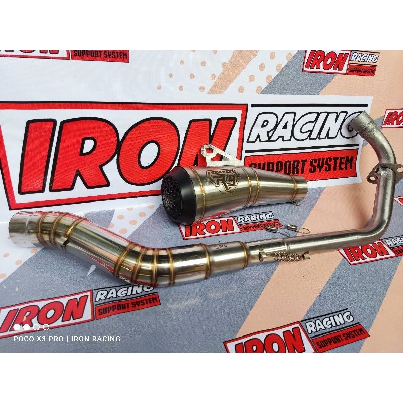 Jual Knalpor R9 GP SERIES Vixion cbr150r cb150r Sonic Satria vario beat ...