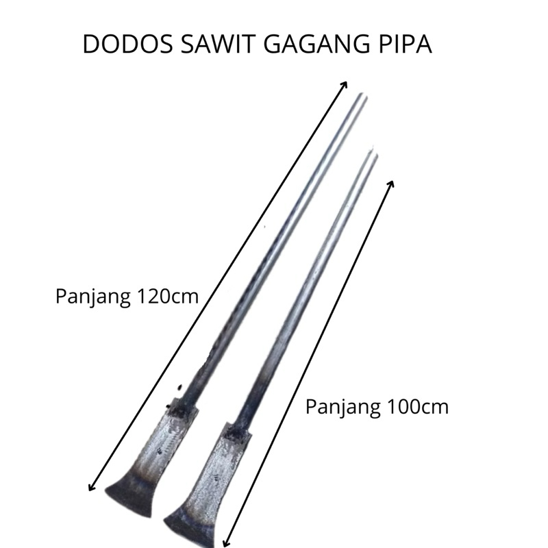 Jual LINGGIS DODOS SAWIT GAGANG PIPA 100-120cm | Shopee Indonesia