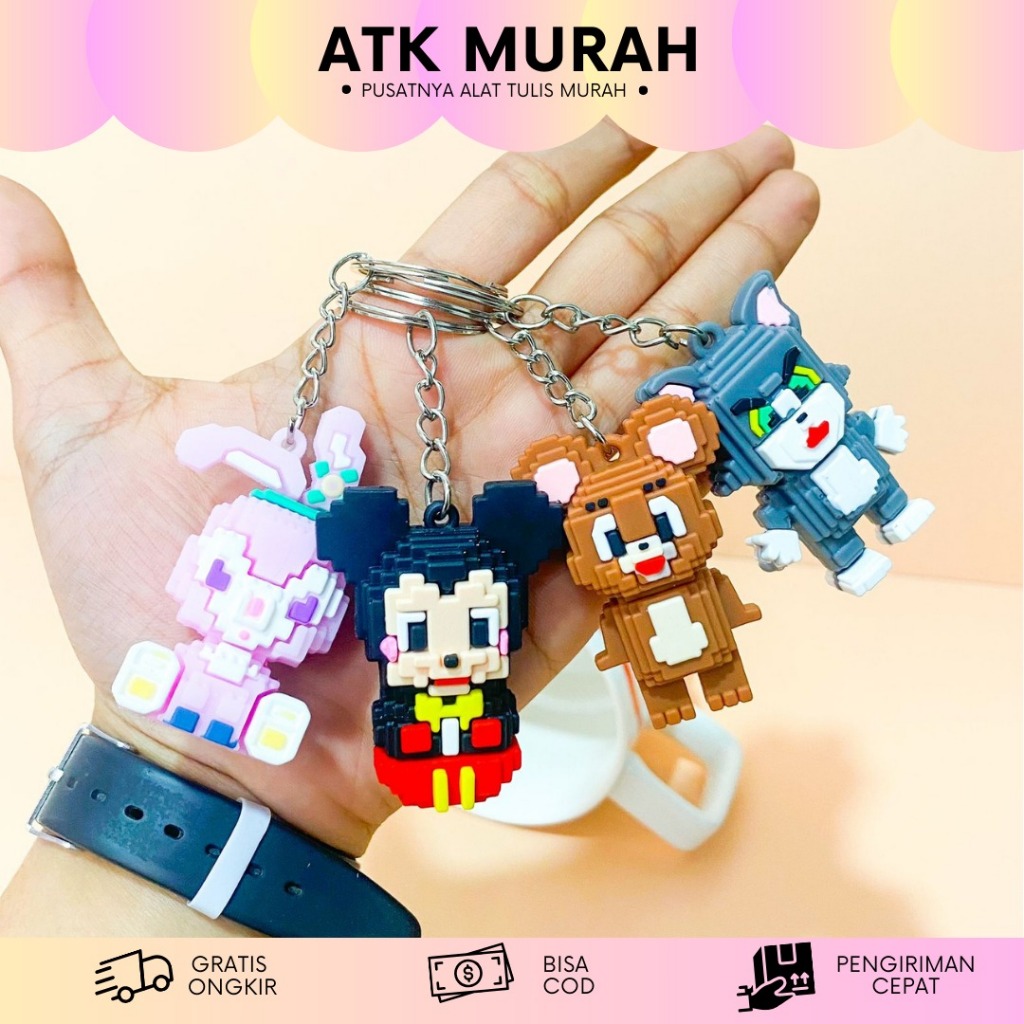 Jual GANTUNGAN KUNCI KARTUN LEGO GK-1377 KEYCHAIN KEYRING COLORFUL LUCU ...