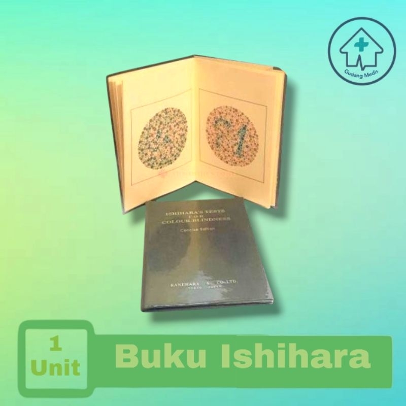 Jual Buku Ishihara Buku Tes Buta Warna Isihara ishihara 14 plate ...