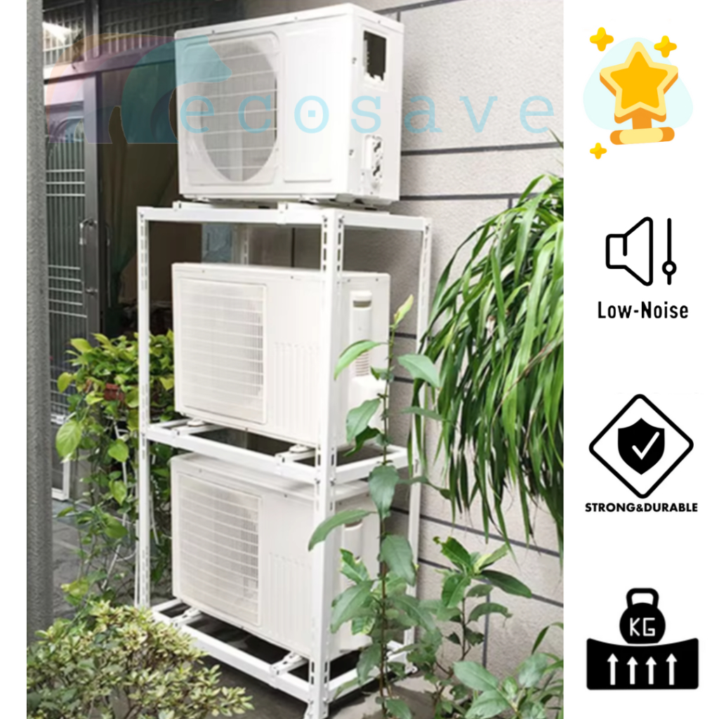 Jual Dudukan AC Outdoor 2 Susun / 3 Susun Anti Getar Kedap Suara Utk ...