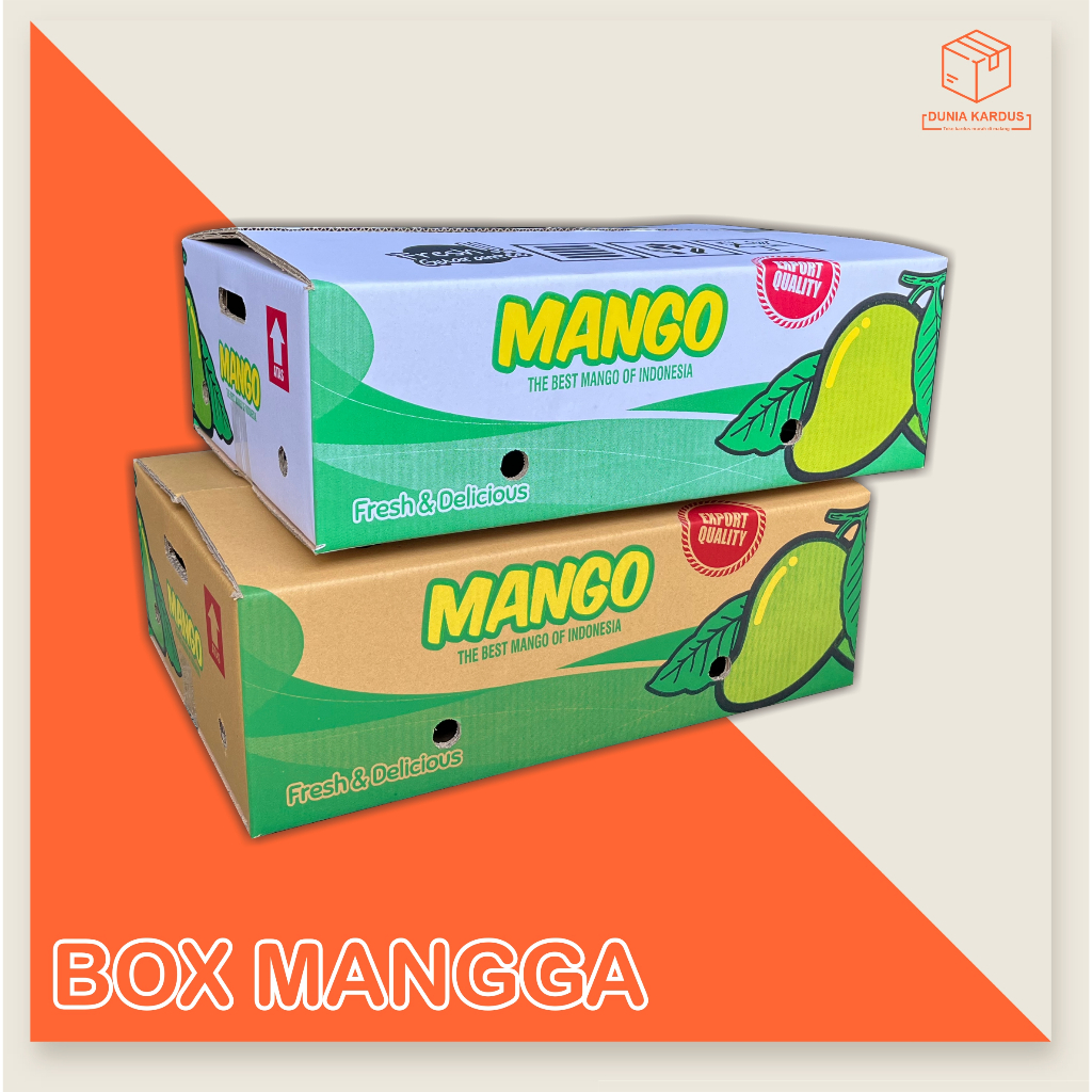 Jual box mangga isi 24 10 kg + sekat | 51x34x16 cm /box mango/box ...