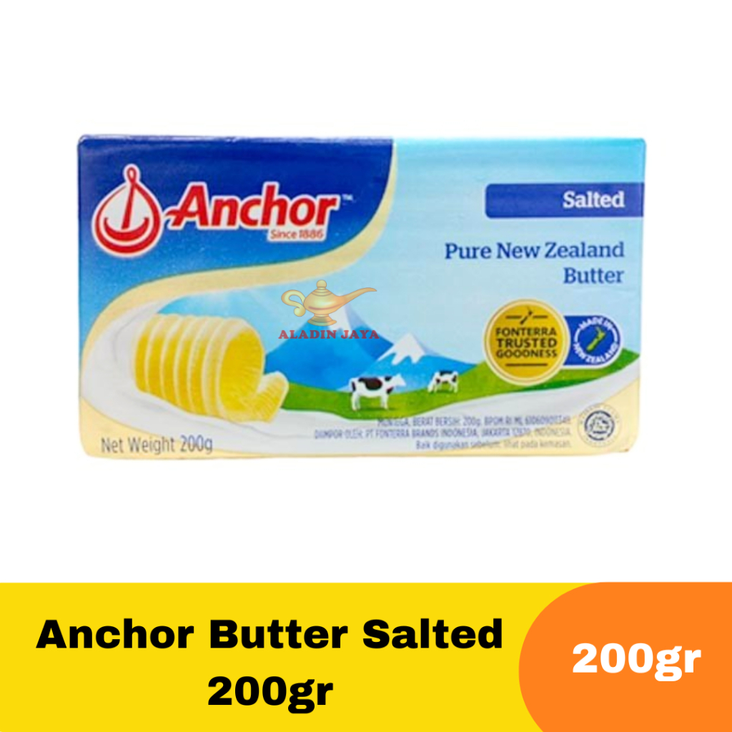 Jual ANCHOR Butter Salted 200gr | Shopee Indonesia
