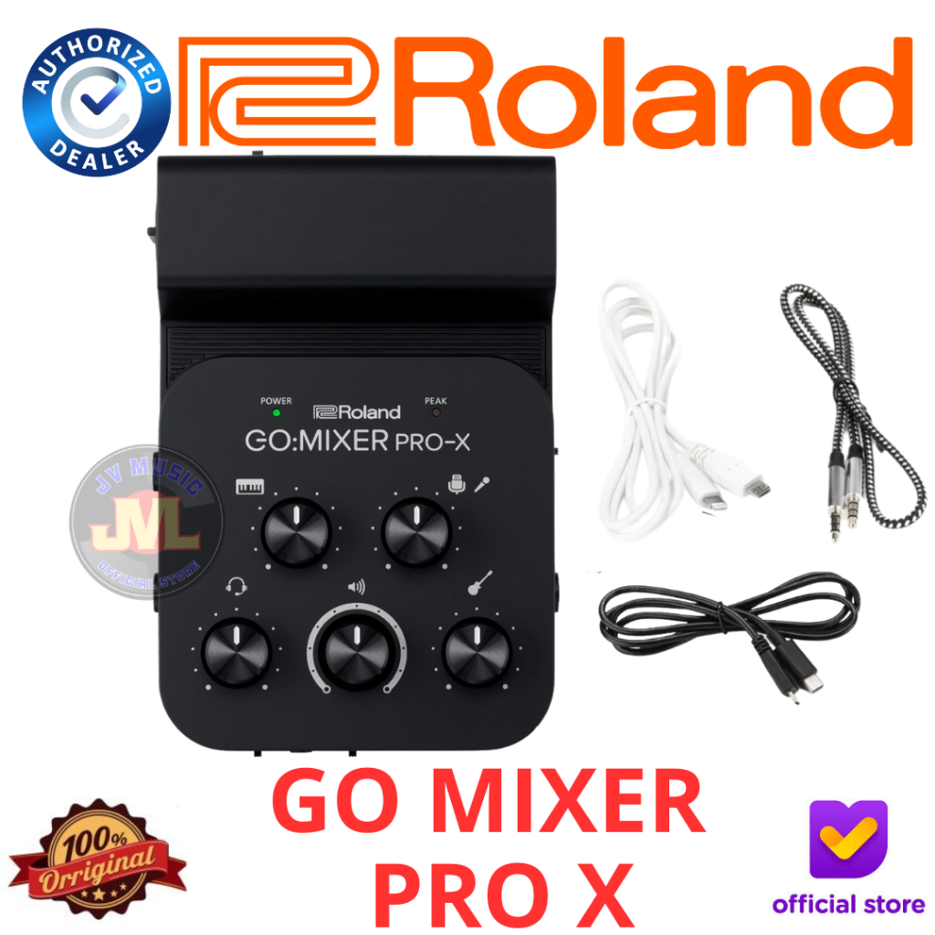 Jual Roland GO Mixer Pro-X Audio Mixer for Smartphone | Shopee Indonesia