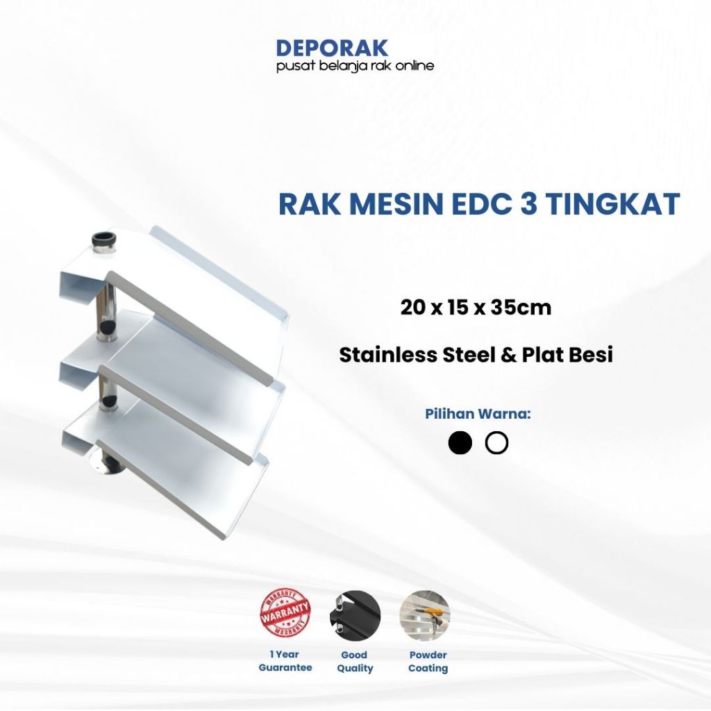 Jual Rak Mesin EDC 3 Level | Rak EDC 3 Level | Shopee Indonesia