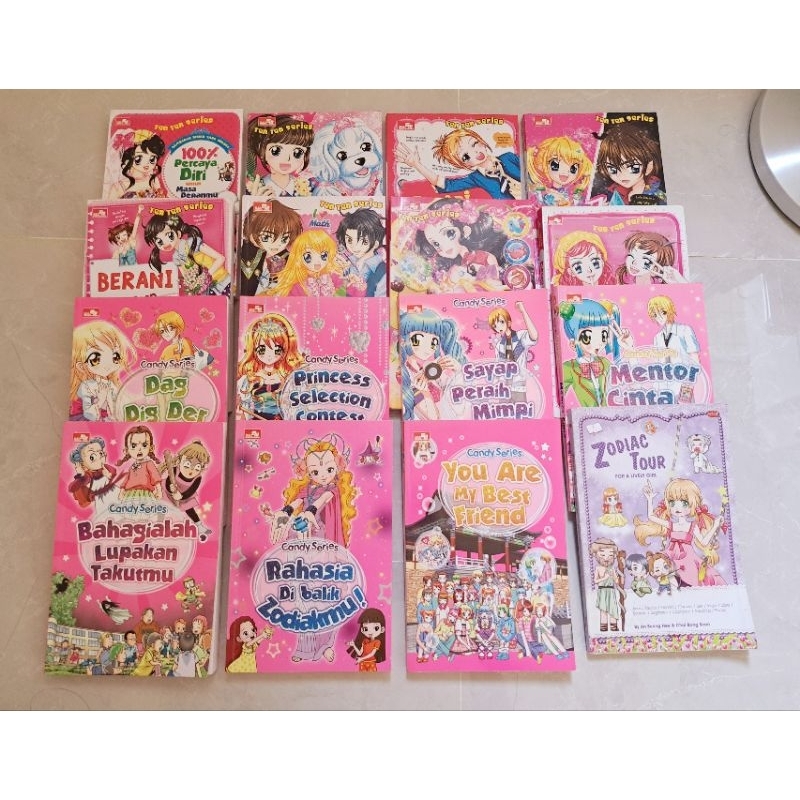 Jual Preloved Buku Komik Remaja TenTen Series + Candy Series | Shopee ...